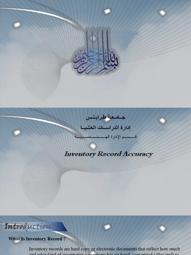 IRA | PDF | Accuracy And Precision | Inventory