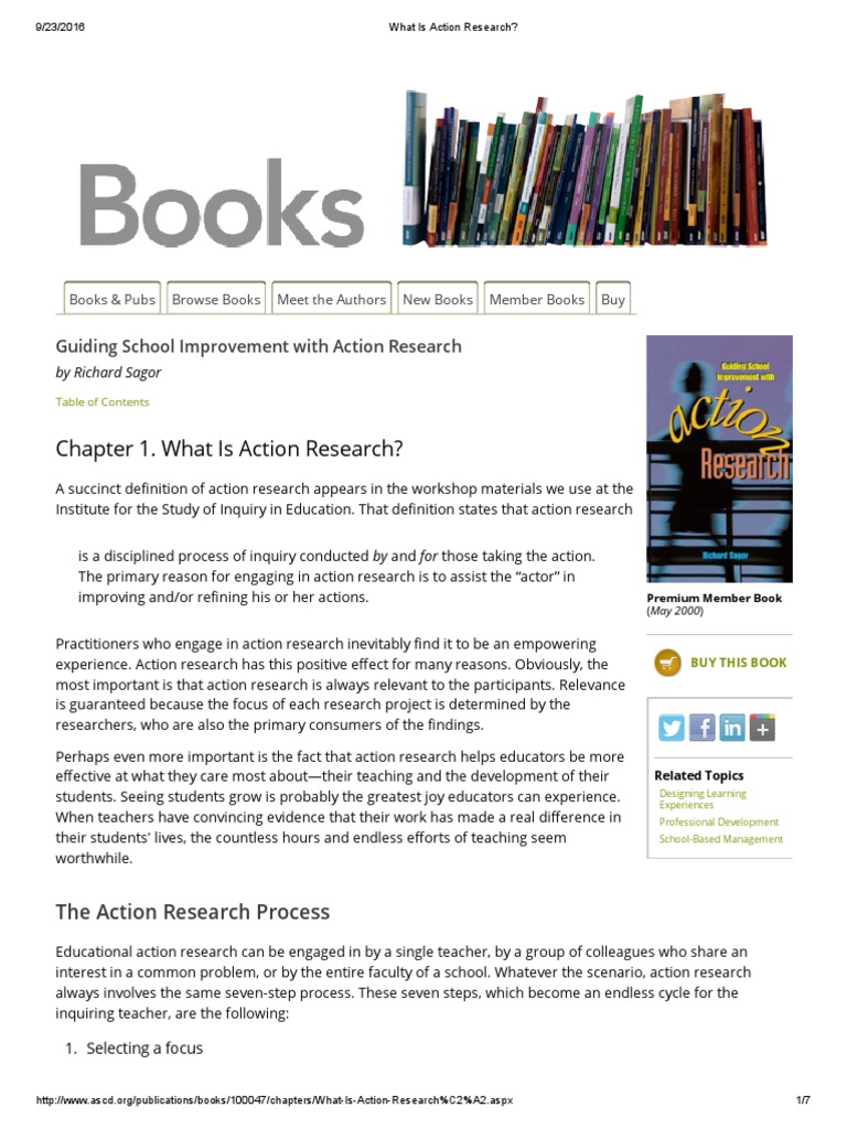 What Is Action Research | PDF | Action Research | Teachers