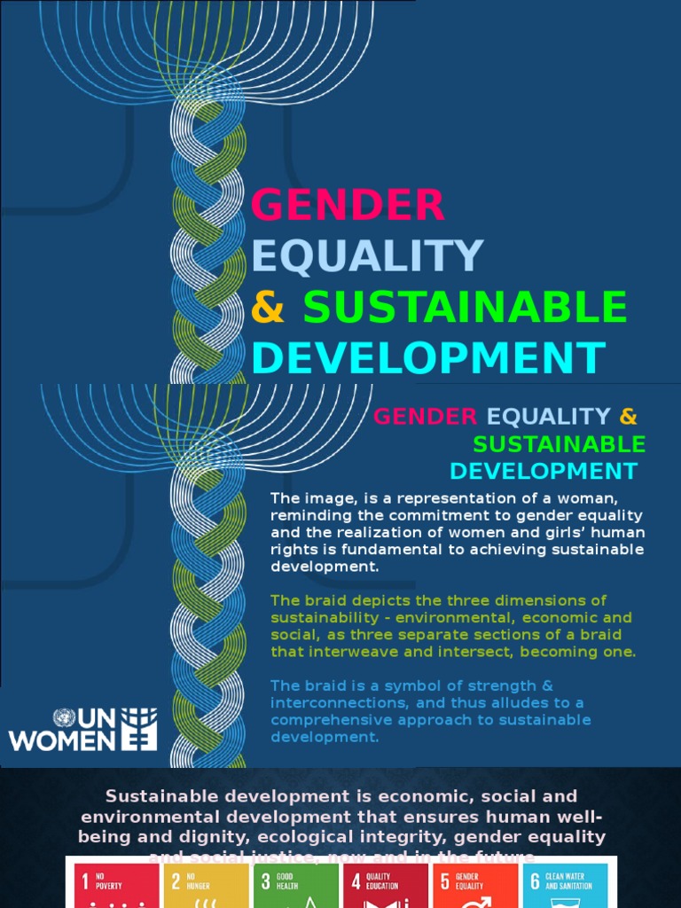 Gender Equality And Sustainable Development Sustainability
