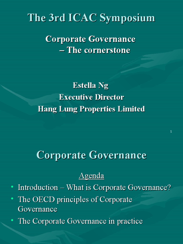 The 3rd ICAC Symposium | PDF | Board Of Directors | Corporate Governance