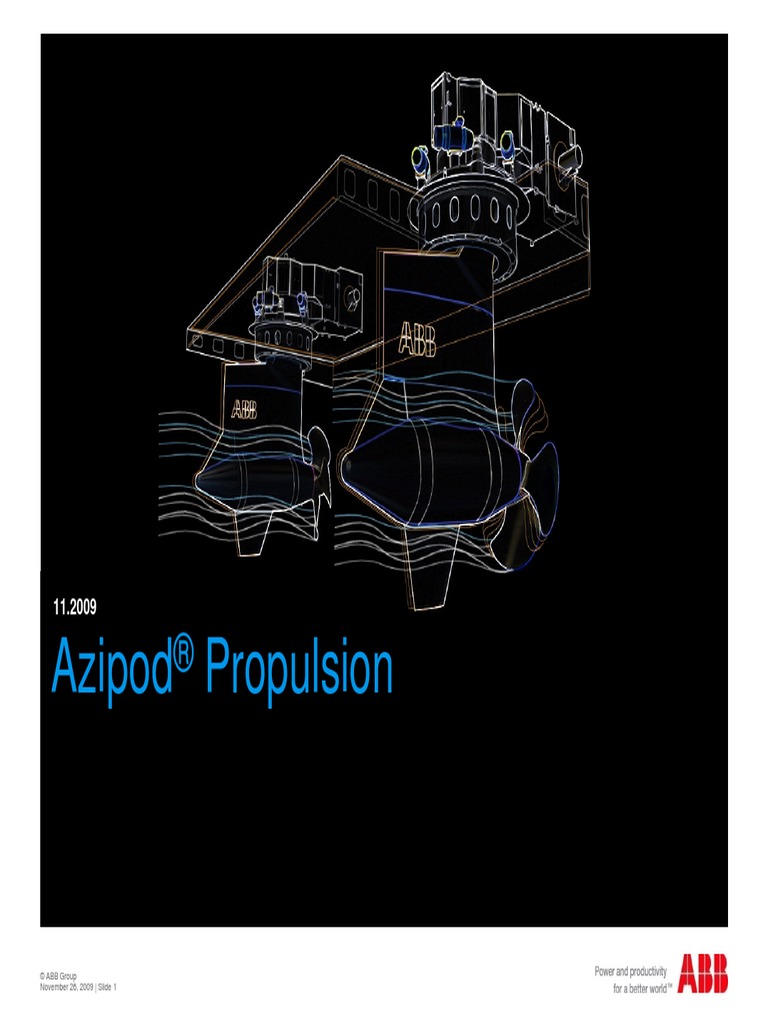 Azipod Presentation PDF | PDF | Propulsion | Manufactured Goods