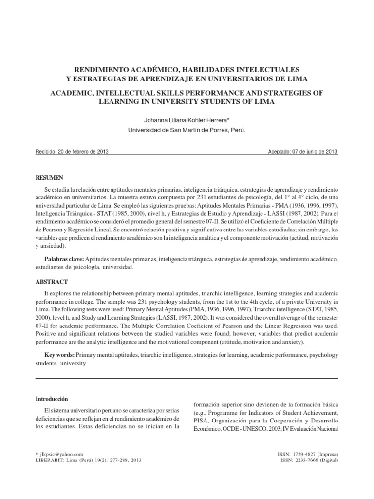 TEST PMA.pdf | Validez (Estadísticas) | Aprendizaje | Prueba gratuita ...