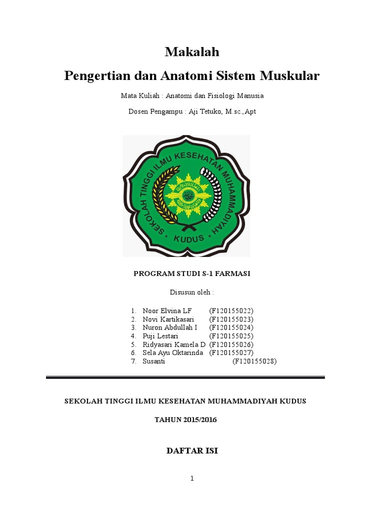 Makalah Sistem Muscular | PDF