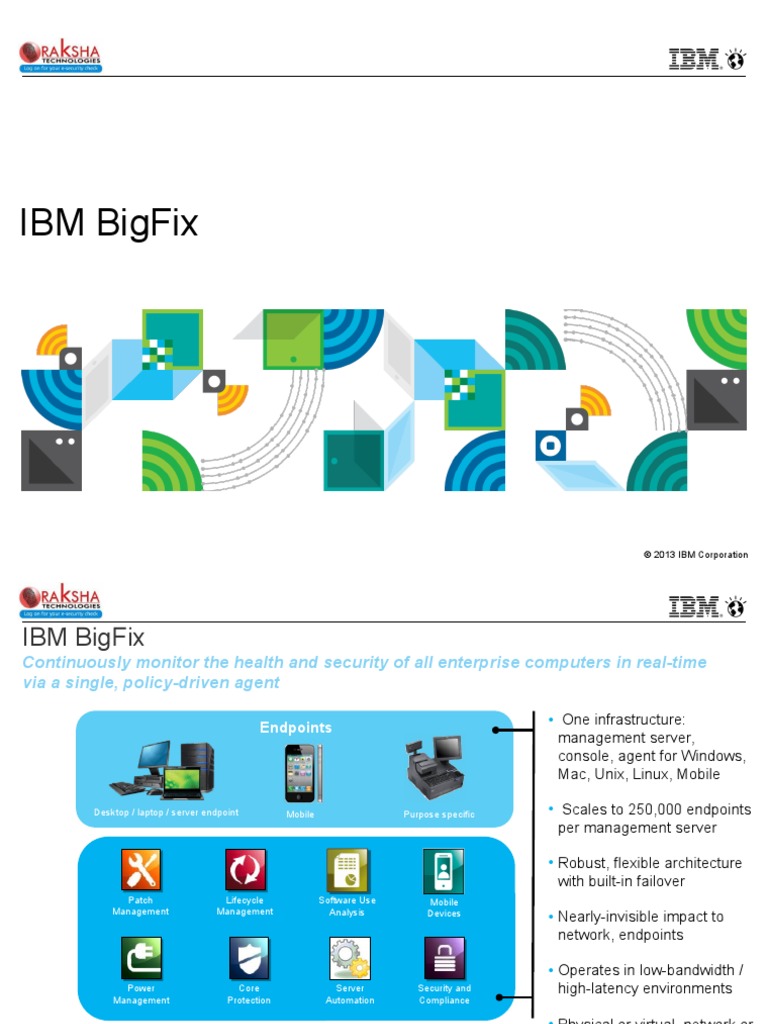 IBM Bigfix Module Explained. | PDF | Computing | Software