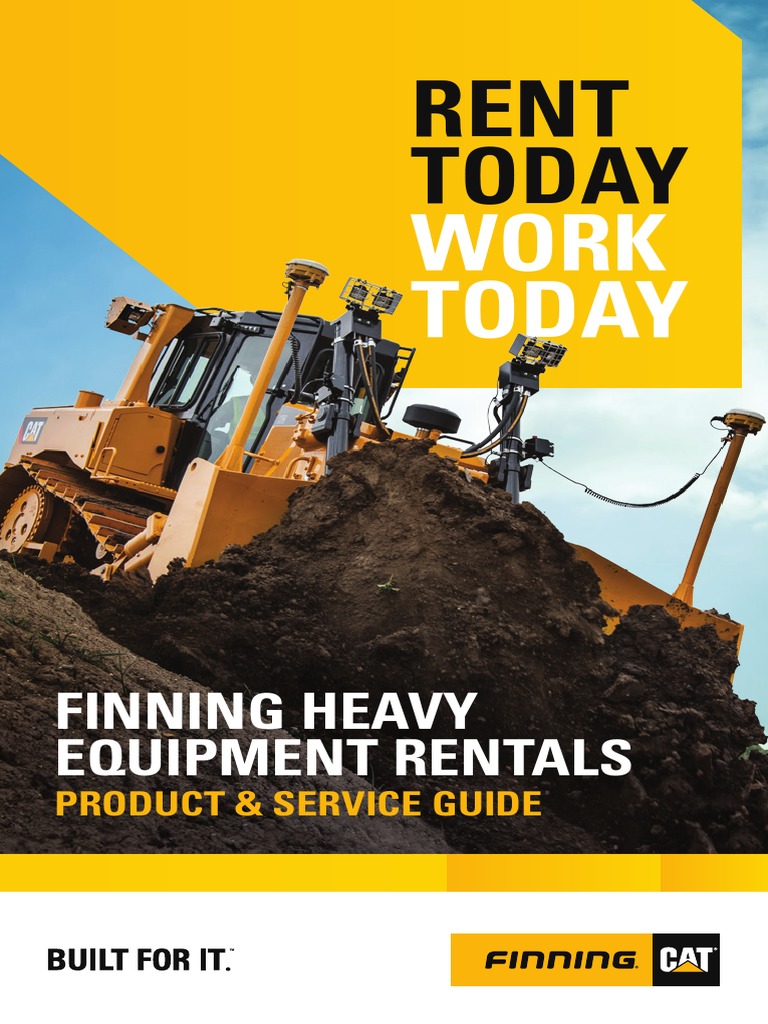 Finning Heavy Rents Brochure | PDF | Industries | Vehicles