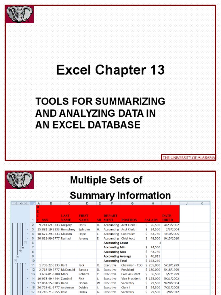 Excel 2010 Chap13 PowerPoint Slides For Class | PDF | Application Software | Computing
