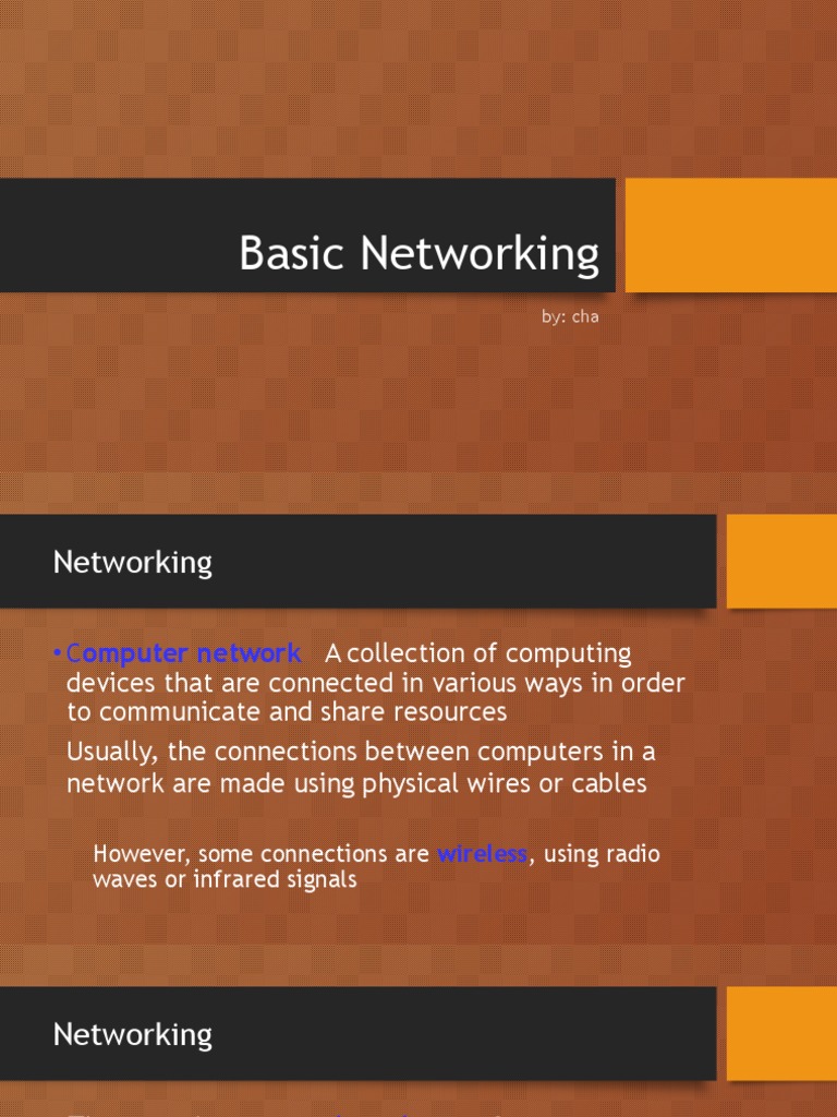 Basic Networking | PDF