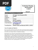 Undefined - MEE2033 Production Planning and Control | PDF | Supply ...