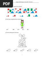 Math Kangaroo Practice Problems (Grades 1-8) | PDF | Geometry ...