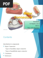 Major Connectors in RPD PDF | PDF | Mouth | Dentistry Branches