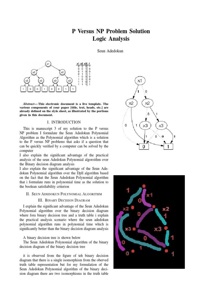 P-Versus-Np Logic Analysis | PDF | Time Complexity | Computational Complexity Theory