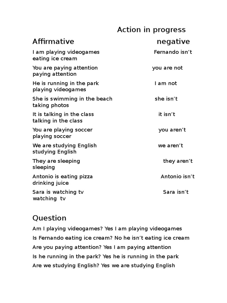 Action in Progress | PDF