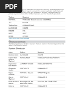 Apple Shortcuts | PDF | Computer Keyboard | Keyboard Shortcut