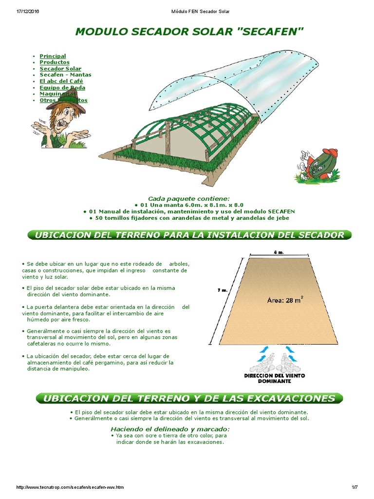 Módulo FEN Secador Solar | PDF | Naturaleza