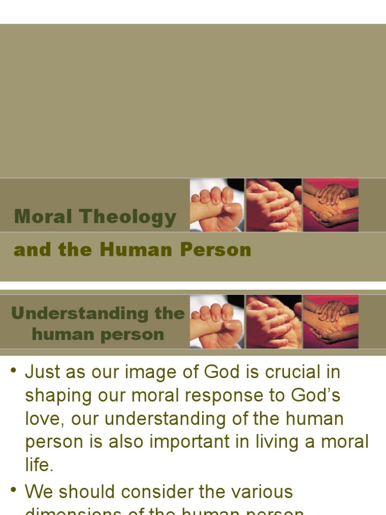 Moral Theology and The Human Person | PDF | Image Of God | Dignity