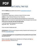 Installing and Using THMX Files | PDF | Icon (Computing) | Computer File