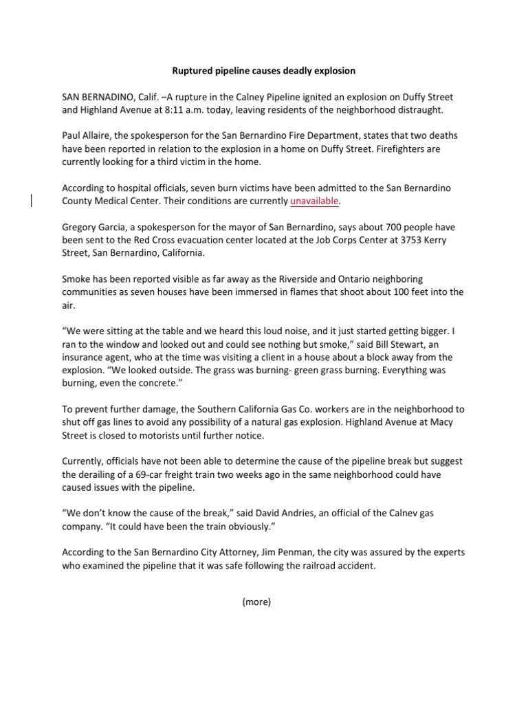 Explosion FINAL Scribd PDF | PDF