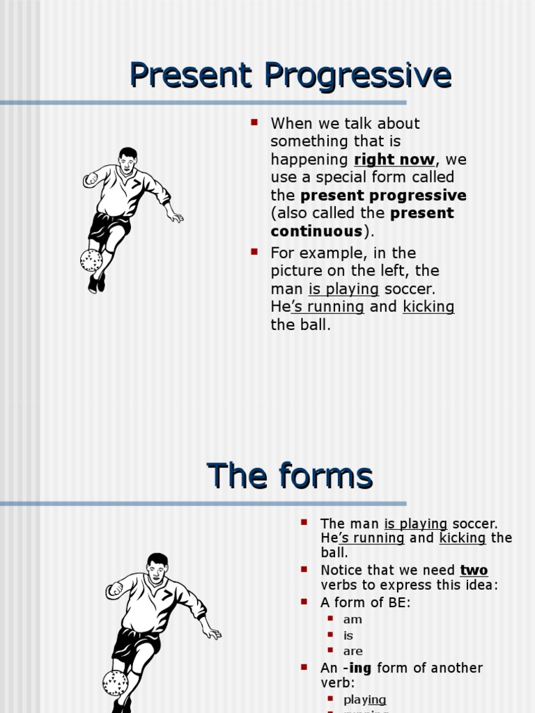 Present Progressive Form in Spanish | PDF
