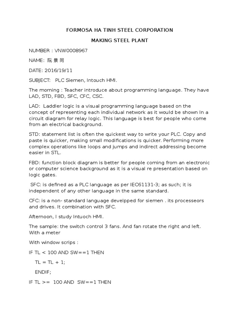 Formosa Ha Tinh Steel Corporation Making Steel Plant | PDF ...