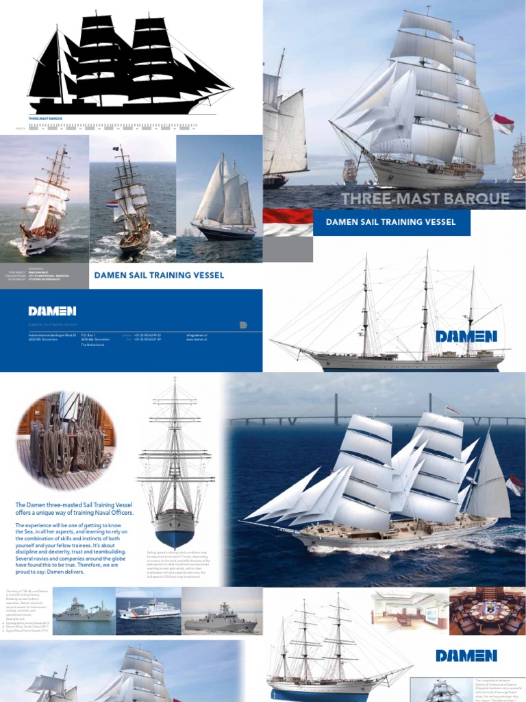 Damen Sail Training Vessel Brochure | PDF