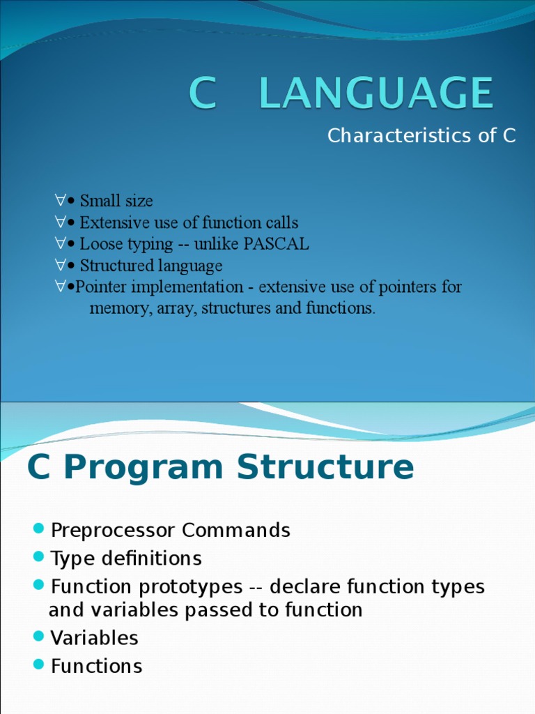C Language | PDF | C (Programming Language) | Pointer (Computer Programming)