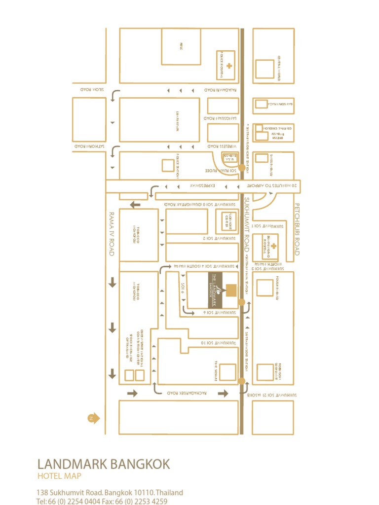 Landmark Hotel Map | PDF