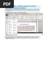 Panduan Layout Buku di Word | PDF