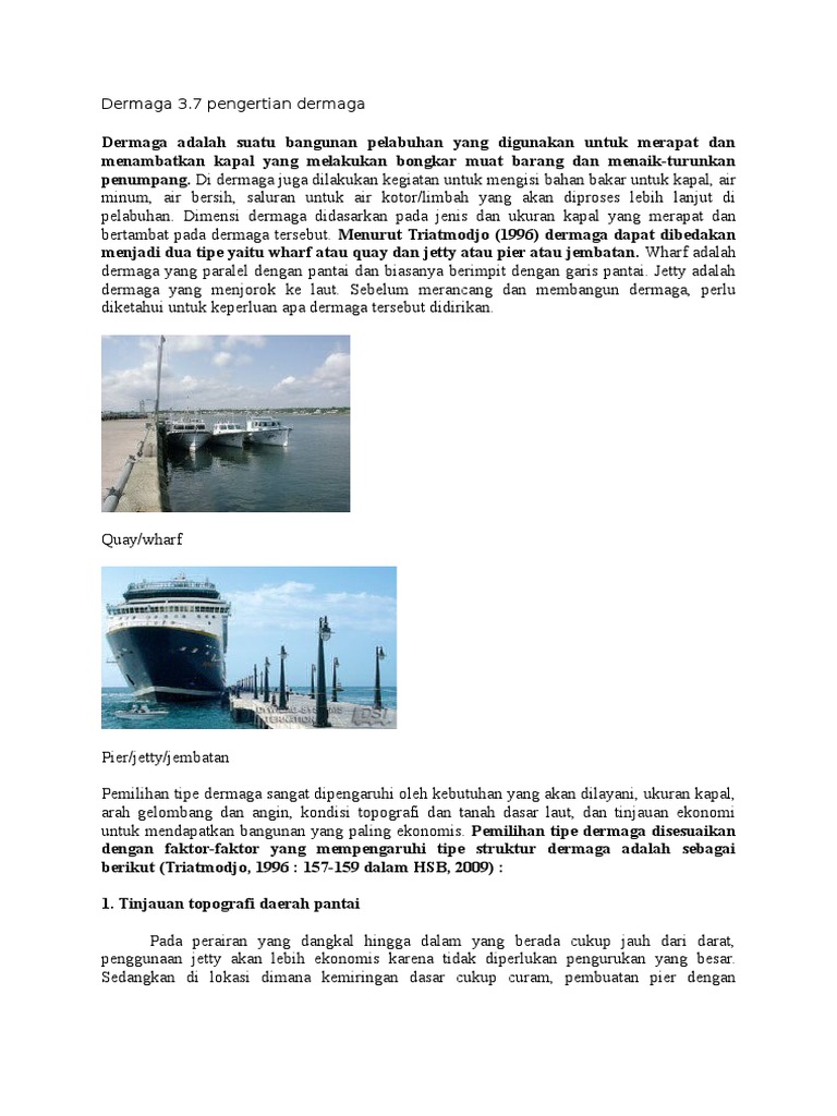 JENIS DERMAGA DAN DESAINNYA | PDF