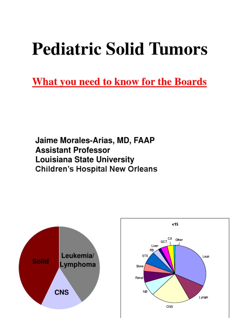 Pediatric Solid Tumors | Cancer | Metastasis