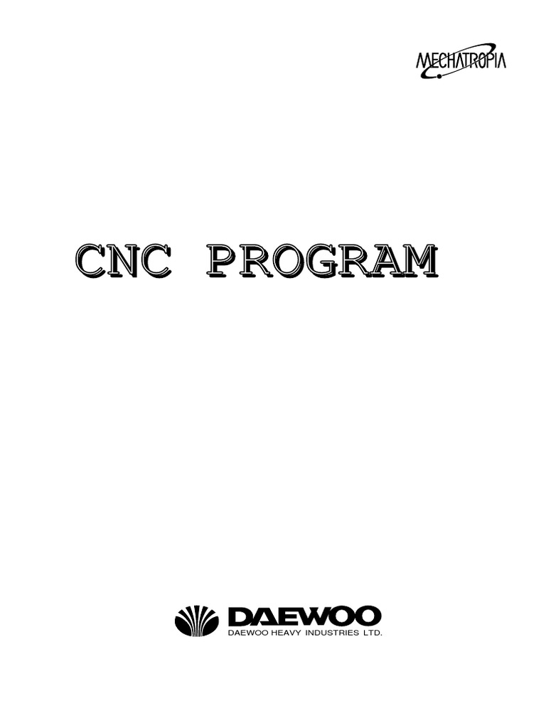 Daewoo Programming Manual | PDF | Pipe (Fluid Conveyance) | Mechanical Engineering