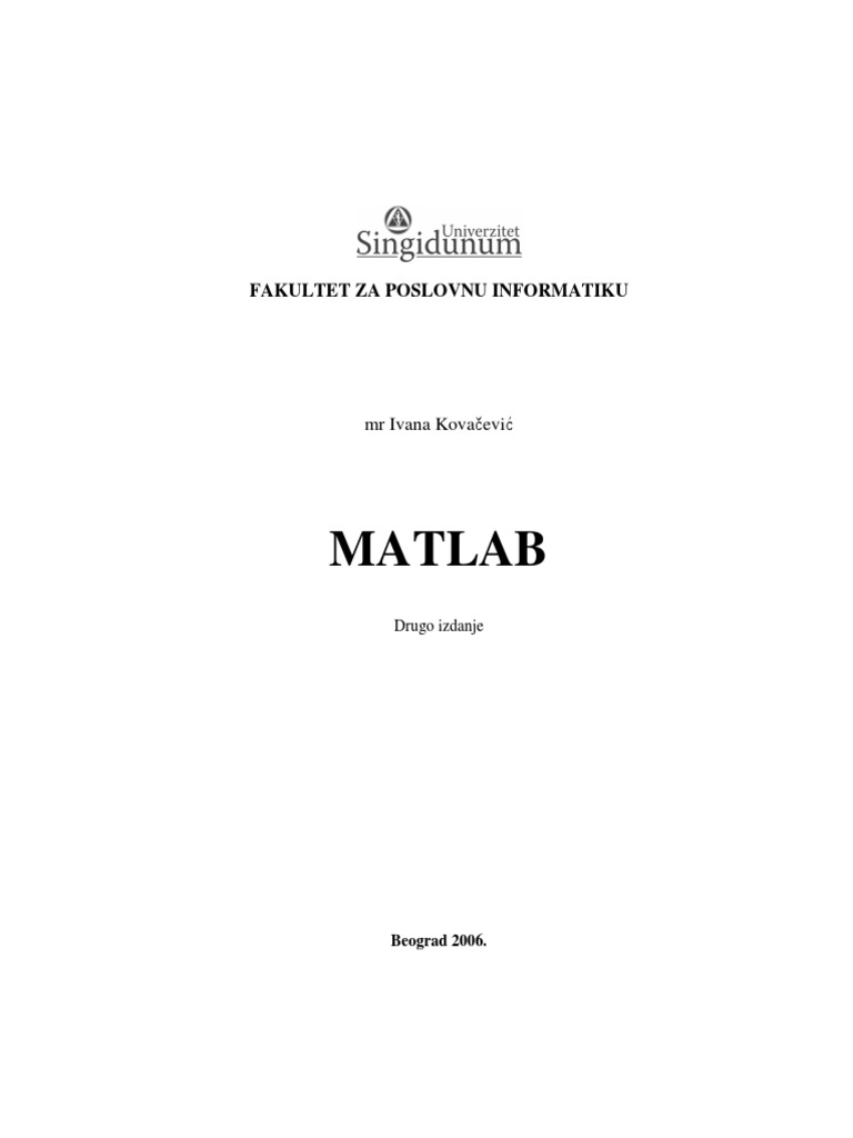 Matlab - Praktikum | PDF