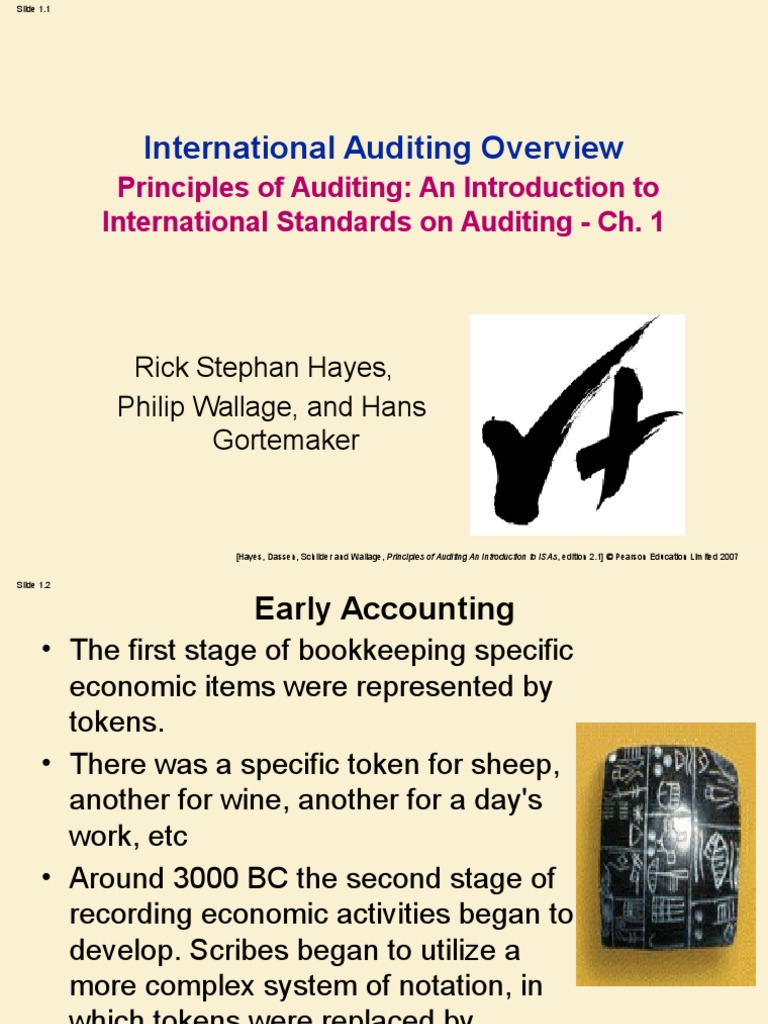 International Auditing Overview: Principles of Auditing: An ...