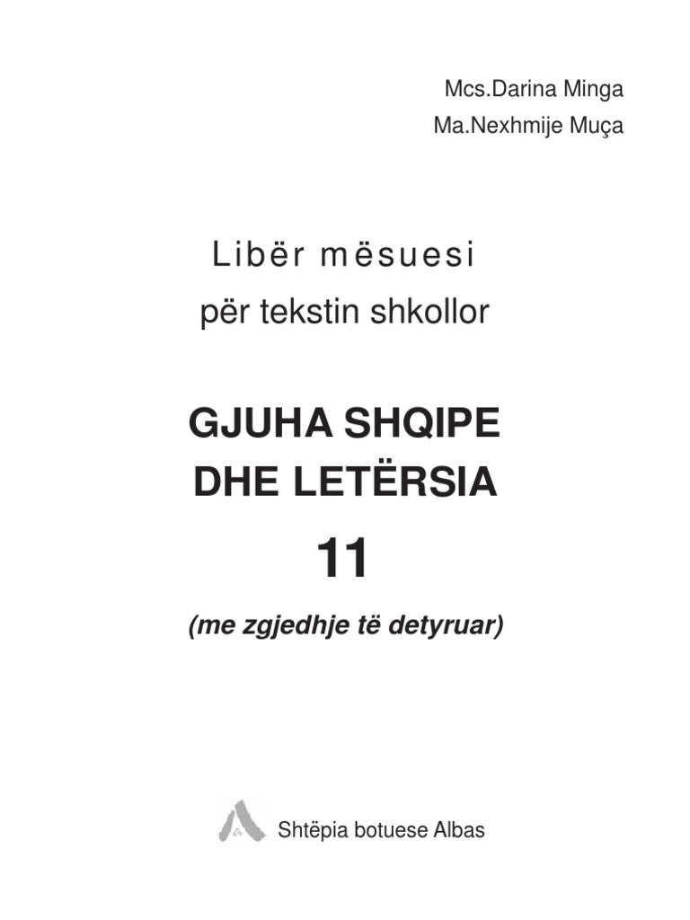Udhezues Letersia Me Zgjedhje 11 | PDF
