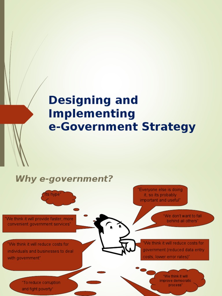 Basic Concept of E Gov | PDF | E Government | Strategic Management