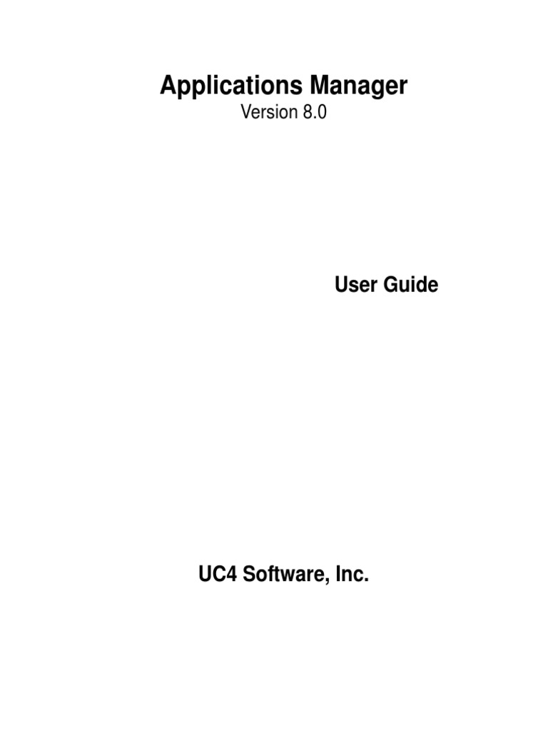Uc4 User Guide PDF | PDF | Command Line Interface | Icon (Computing)