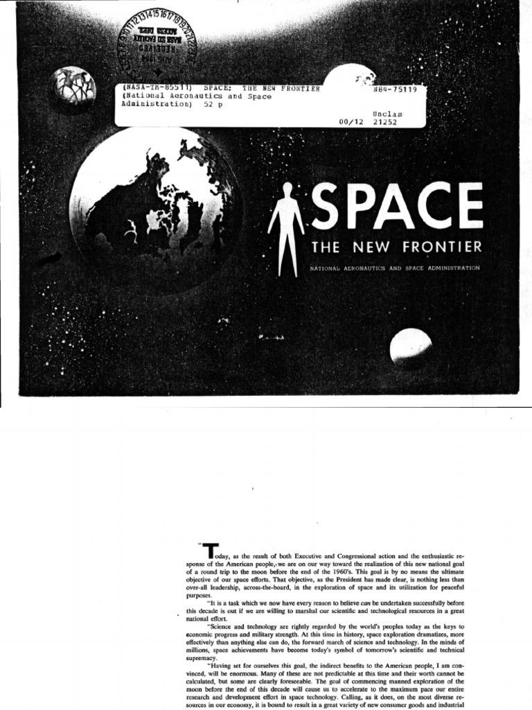 Space The New Frontier 1962 | PDF | Sun | Rocket