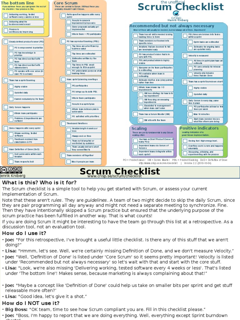 Henrik Kniberg: Po Product Owner SM Scrum Master PBL Product Backlog ...
