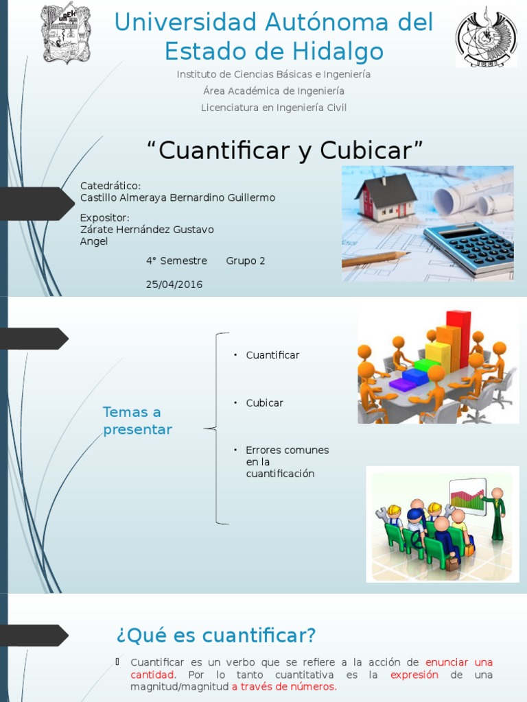 Cuantificar y Cubicar | Presupuesto | Medición | Prueba gratuita de 30 ...