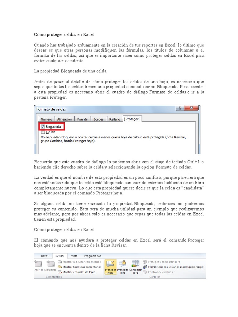 Cómo Proteger Celdas en Excel | Descargar gratis PDF | Microsoft Excel | Point and Click