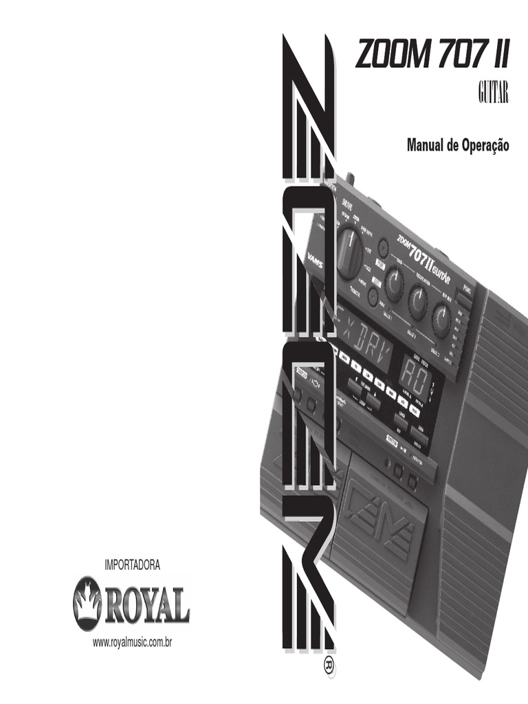 ZOOM 707 II Manual - Guia Completo para Guitarra | PDF | Heavy metal ...