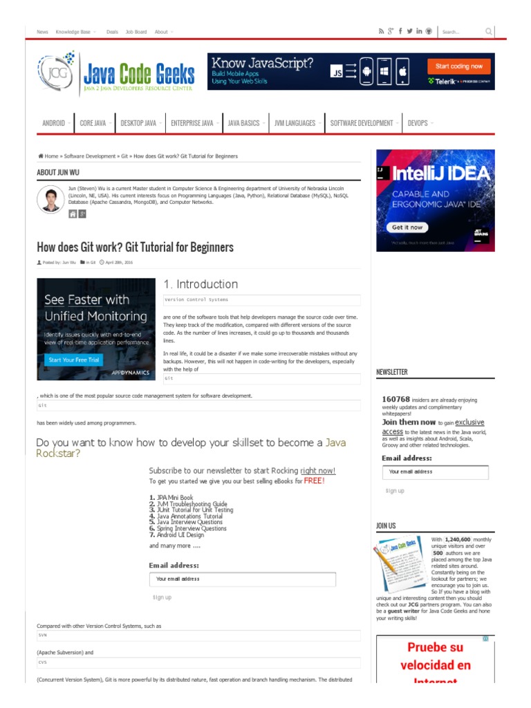 How Does Git Work - Git Tutorial For Beginners | PDF | Computer File ...