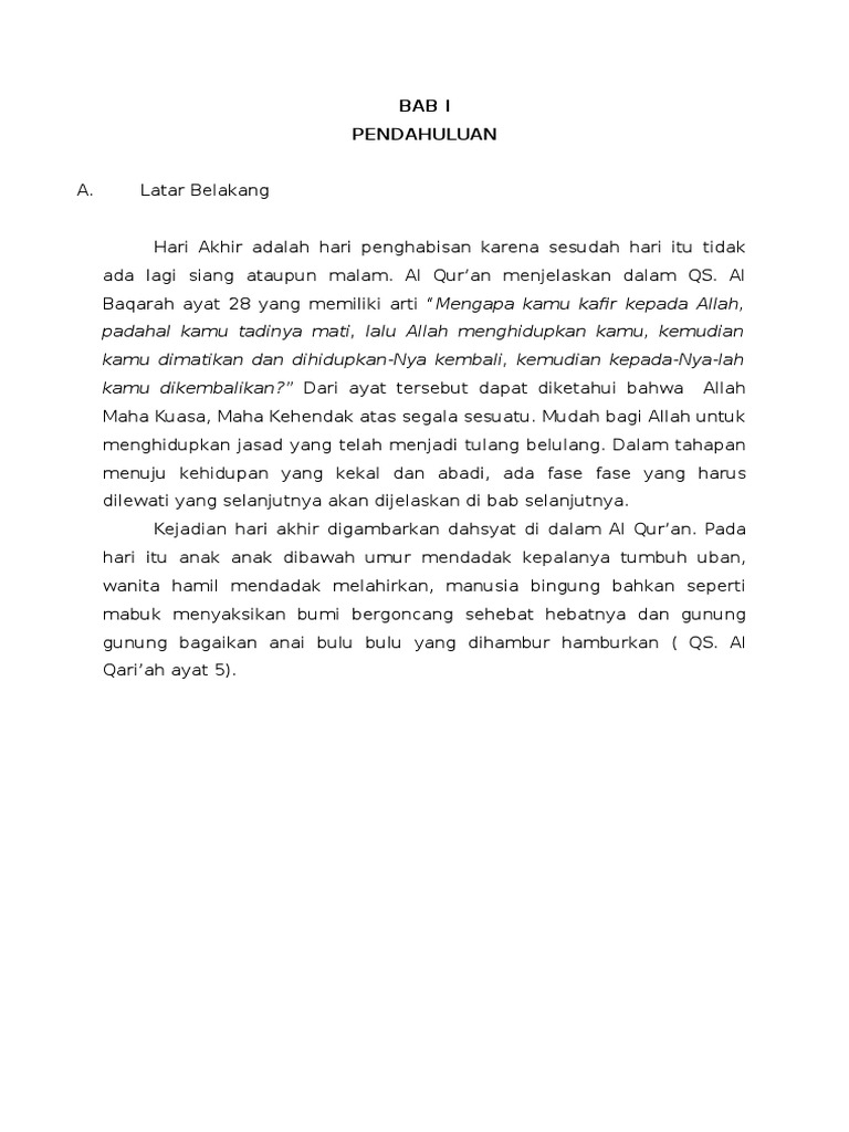 Makalah Tafsir Al-Waqiah Sofyan Afandi Siap Cetak | PDF