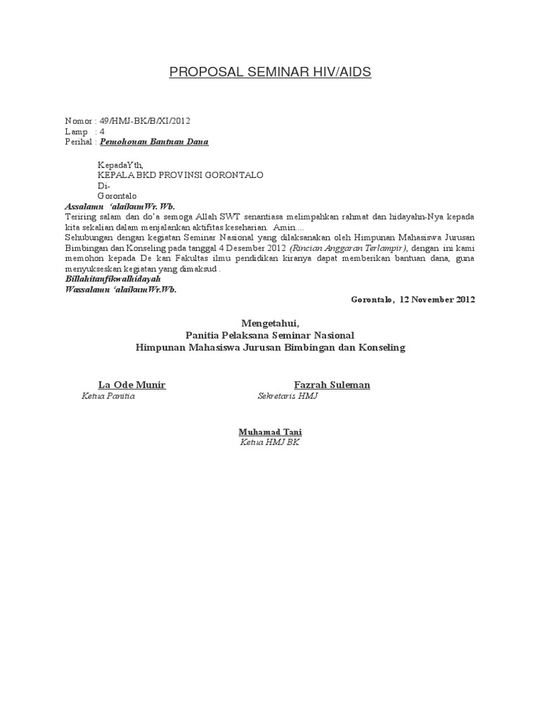 Proposal Seminar Hiv | PDF