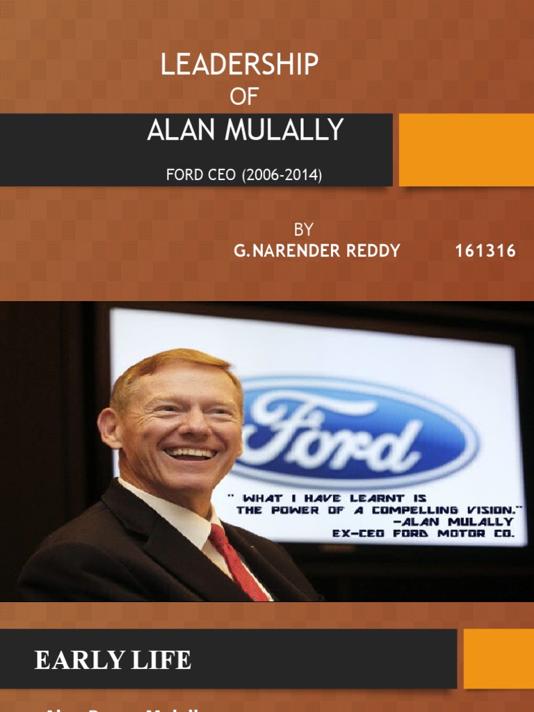 Leadership Alan Mulally | PDF | Automotive Equipment | Business