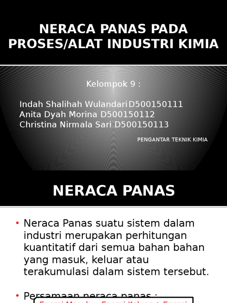 PTK Neraca Panas Fix | PDF