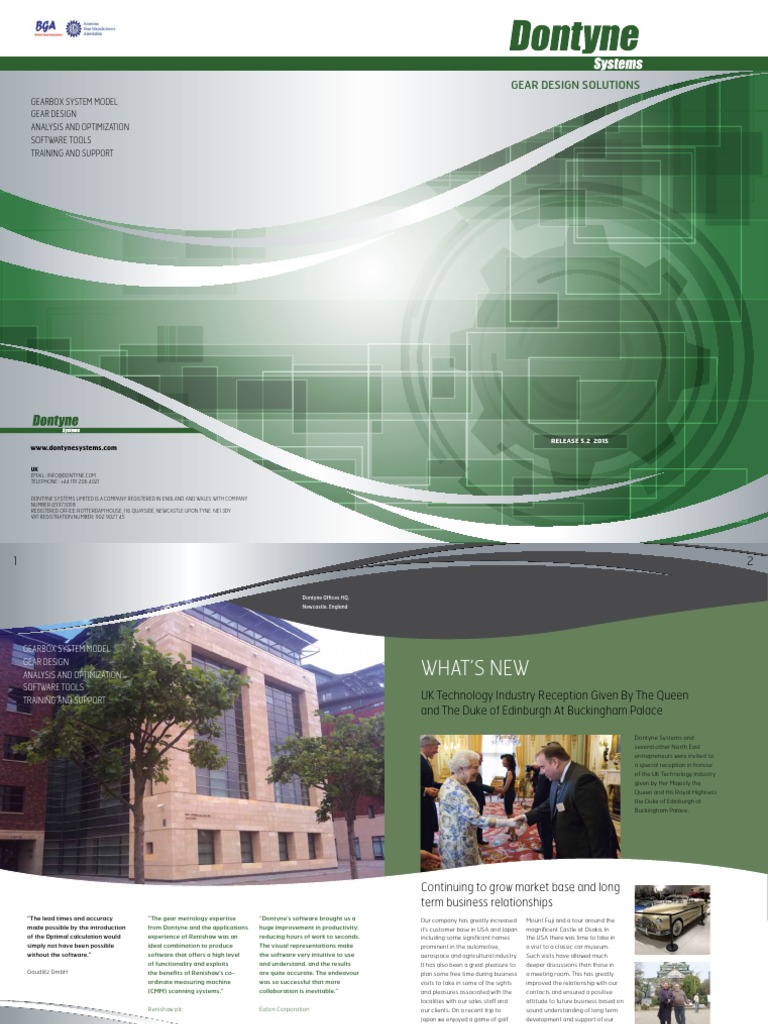 Dontyne BrochureV5-2 Web Gear Analysis | PDF | Gear | Bearing (Mechanical)