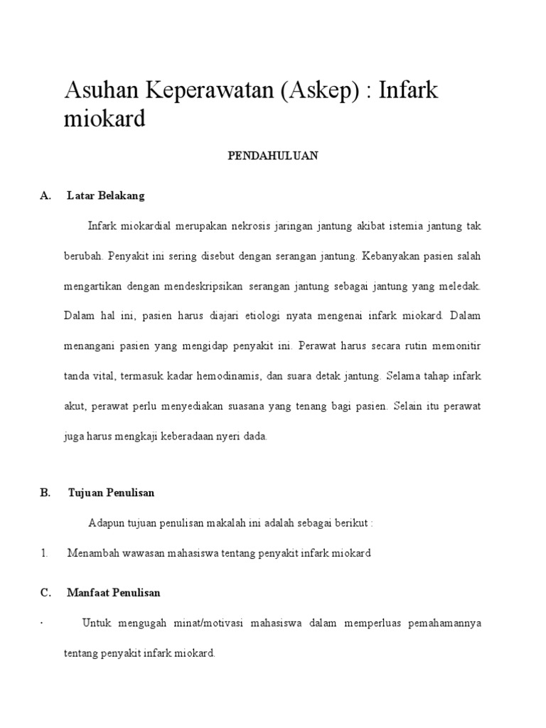 Asuhan Keperawatan MCI | PDF