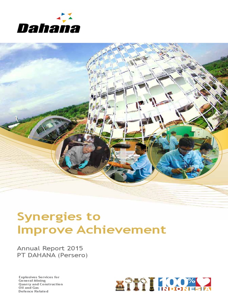 Annual Report 2015 Pt Dahana Persero | Explosive Material | Audit