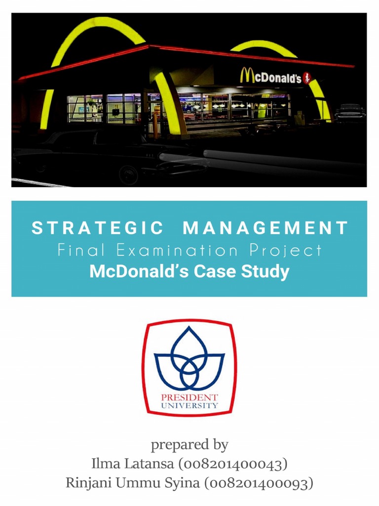 McDonald's Short Analysis | PDF | Mc Donald's | Fast Food Restaurants