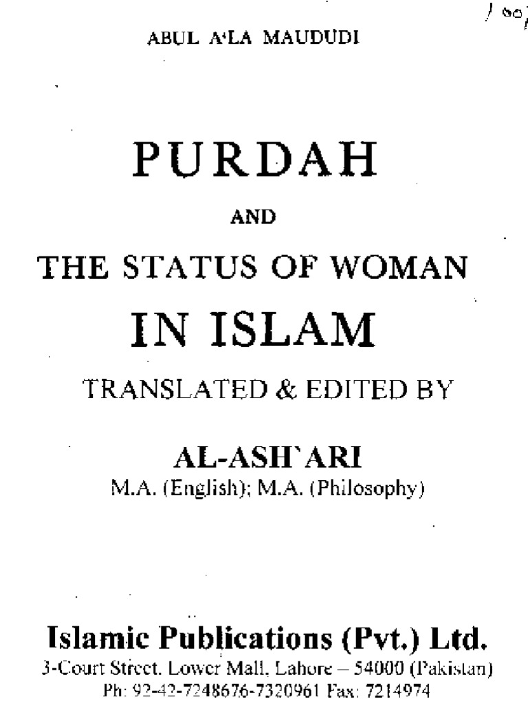 Purdah and Women's Status in Islam | PDF | Politics | Social Science